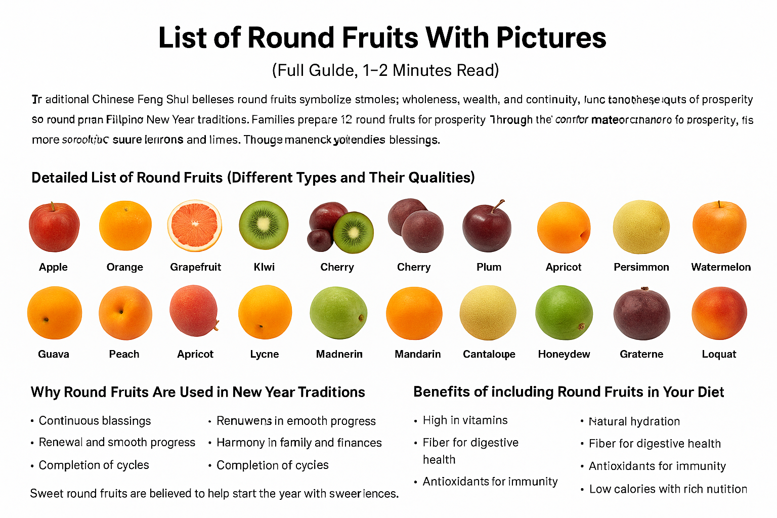 Round Fruits List (Full Guide) - 9jafoods